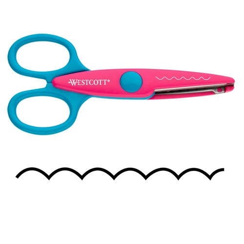 Westcott - Decorative Scallop Edge Craft Scissors - 14cm – www ...